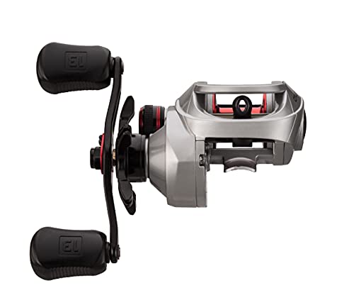 13 FISHING - Origin F1 - 6'7" M Baitcast Combo - 8.1:1 Gear Ratio - Right Hand Retrieve (Fast Action) (Fresh) - OF18.1-67M-RH, Silver/Red