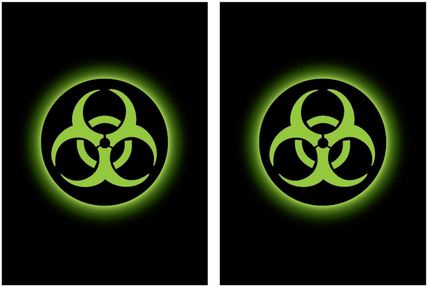 100 Legion Supplies Absolute Iconic Green Biohazard Deck Protector Sleeves