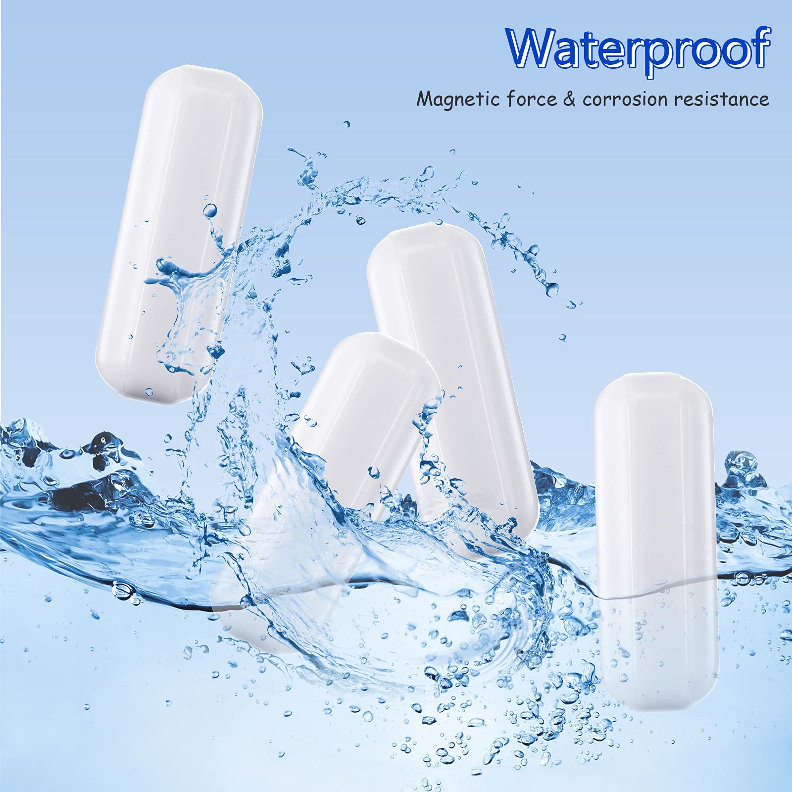 16 Pieces PTFE Magnetic Stirrer Mixer Stir Bar Laboratory Bar Stir Plate Magnet Stir Rod Magnetic (25 mm)