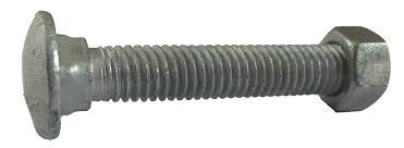 1/4"-20 x 8 Hot Dipped Galvanized Carriage Bolt w/Nuts, Grade A, Full Thread, Quantity 50 - by Fastener Depot, LLC