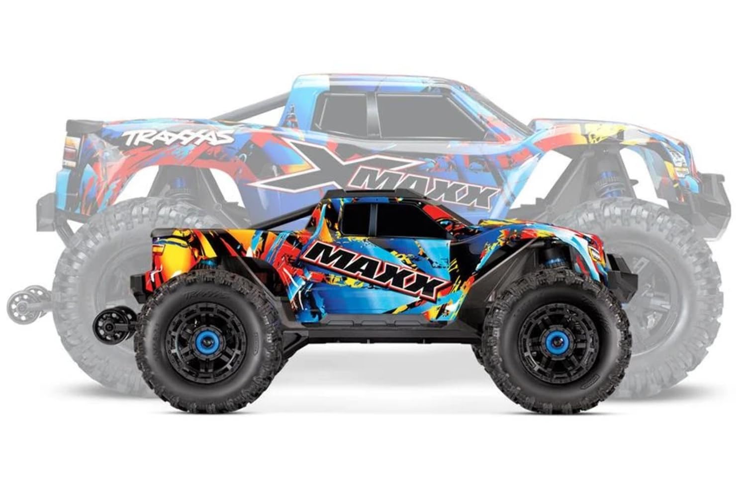 1/10 Maxx RTR Monster Truck, TQi 2.4Hgz, VXL4s ESC, Rock 'N Roll