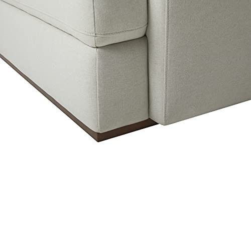 Amazon Brand β Rivet Modern Loveseat Sofa with Underseat Storage, 63.8"W, Chalk
