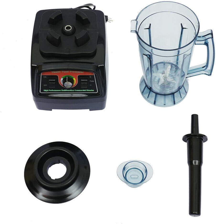 132 Oz Commercial Blender, Professional Countertop Blender 2800 Watt Base, High Performance Ice Crusher - Large Smoothie Blender, Food Processor Frozen Fruit or Hot Soups Shakes, BPA-Free Jar