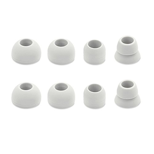 16 Pieces Replacement Earpads Eartips Teemade Earbuds Eargels for Powerbeats 1, Powerbeats 2, Powerbeats 3,Beats Wireless Stereo Earphones by Dr.Dre (Grey)