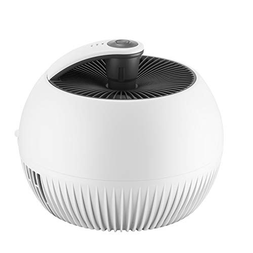3-in-1 True HEPA Filter Air Cleaner Mini Air Purifier Desk Air Purifier for Home Bedroom and Office,with 3 Fan Speeds, 3 Stage Filtration