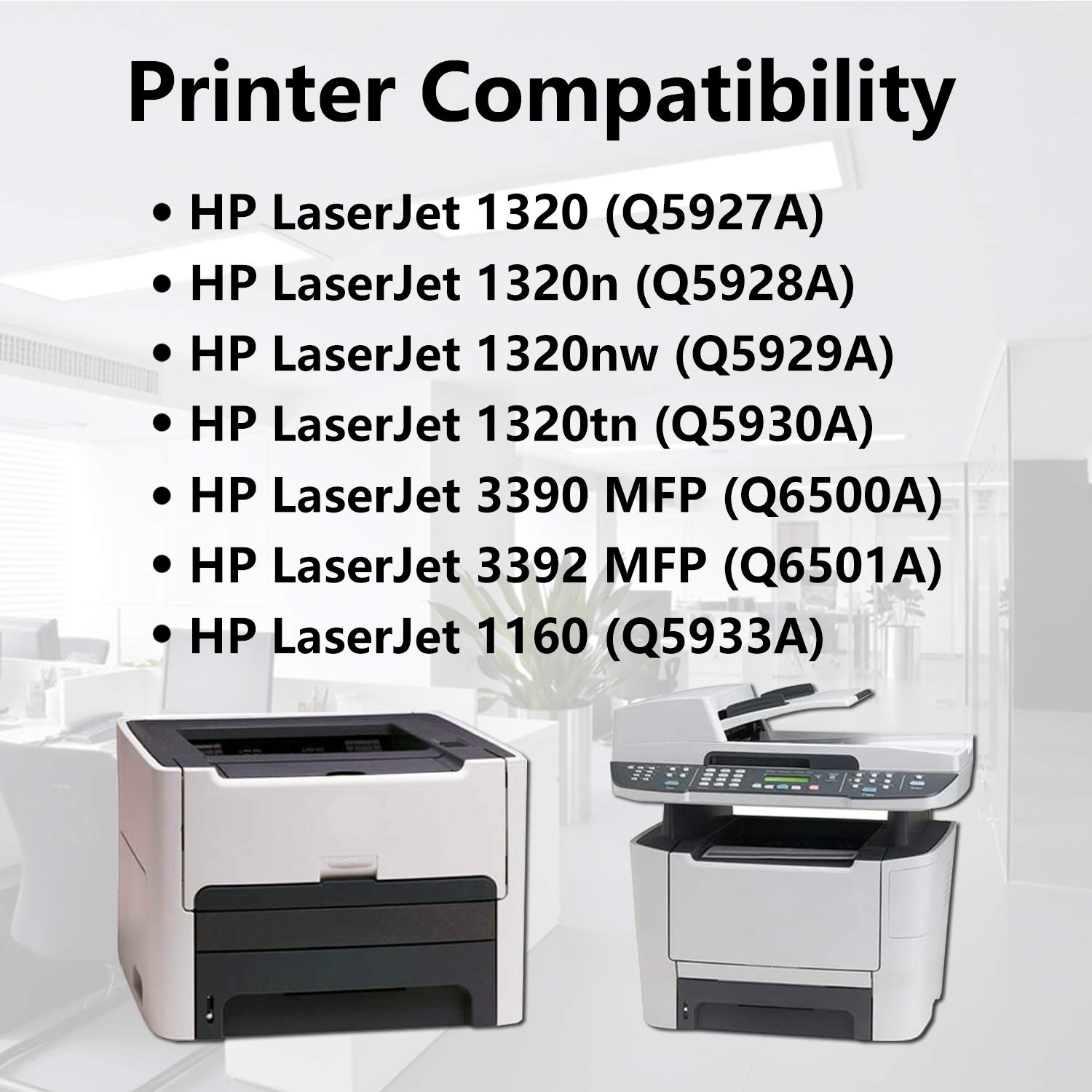 1 Pack (1 Black) 49A | Q5949A Toner Cartridge Replacement for HP 1320 1320n 1320nw 1320tn 3390 MFP 3392 MFP 1160 Printer,Sold by AlToner.