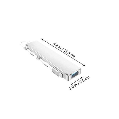 1pc 4 hub USB splitter for laptop flash drive data cable USB cables Reader computers laptops charger splitter adapter Docking computer data cable portable video Stainless steel