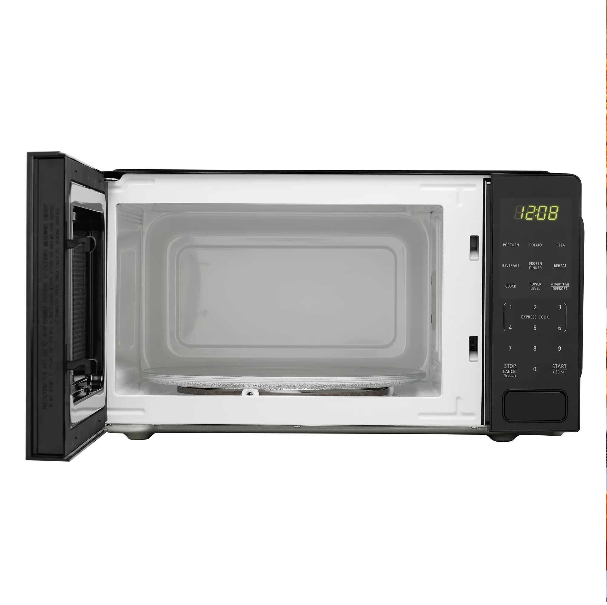 1.1 cu. ft. Countertop Microwave Oven, 1000 Watts, Black, New