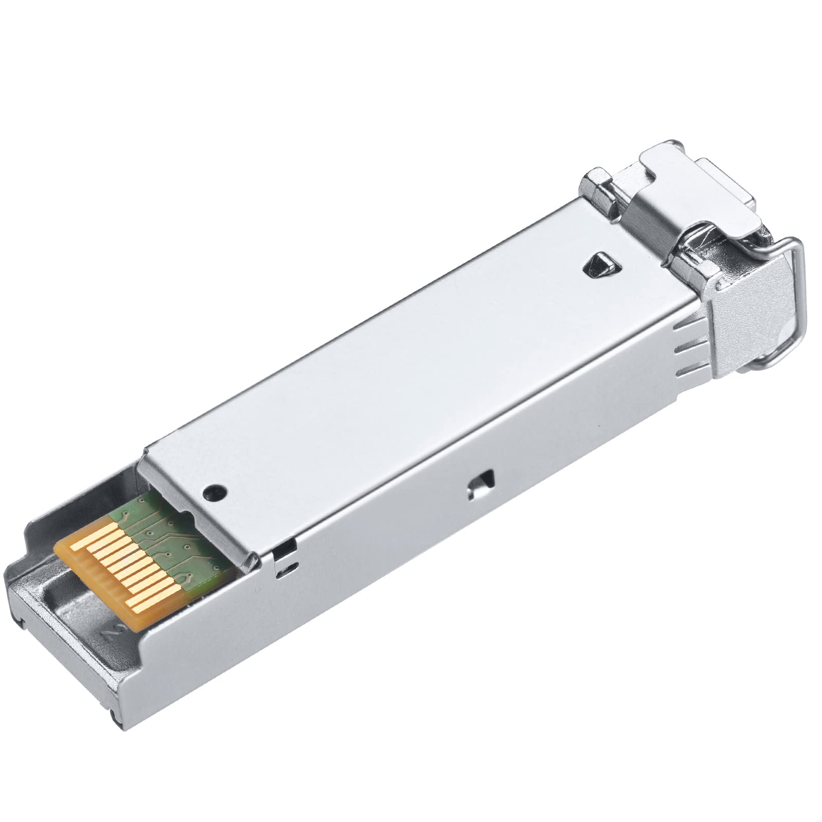 1.25 Gigabit Single Mode LC Duplex Transceiver,1000Base-LX Dual Fiber SFP Module,1310nm SMF, up to 10 km,DDM,Compatible with Cisco, Ubiquiti, Mikrotik,Netgear, Dlink and More (1000M, x2)