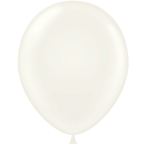 17" White Latex Balloons 50 Count by Tuf-Tex Latex Balloons
