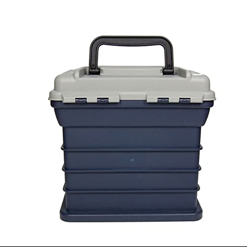1 Pcs 26 * 16 * 26cm 4 Layer PP+ABS Fishing Tackle Box Plastic Handle Fishing Box Fishing Tools Storage Box