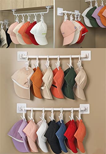 10 PCS Super Strong Plastic Swivel Hanging Hooks Home Swivel Laundry Clips Curtain Clips Clothes Pins Beach Towel Clips,1 PCS Self Adhesive Towel Bar No Drill Hand Towel Hanger