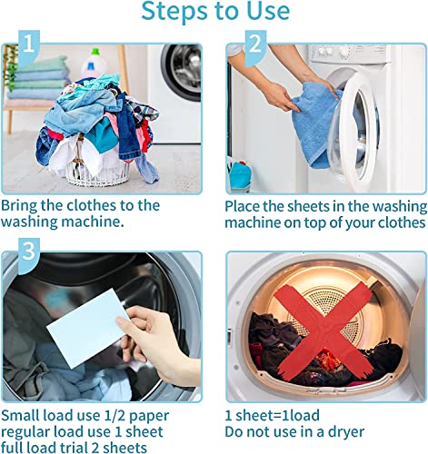 105 load 450 gram 1 pound Laundry Detergent Sheets, Compatible with Laundromat HE Machines and Laundry Basket,no Scent No Plastic Jug, Ecology, Eco-friendly, Zero Waste, Plastic Free, Quick Dissolve, Liquid free, Powder-free, Tiffany blue Great for Home,