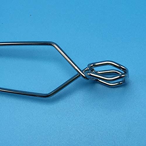 10 PCS Labs Stoddard Test Tube Clamp, Stainless Steel with Finger Grips, 6" Length