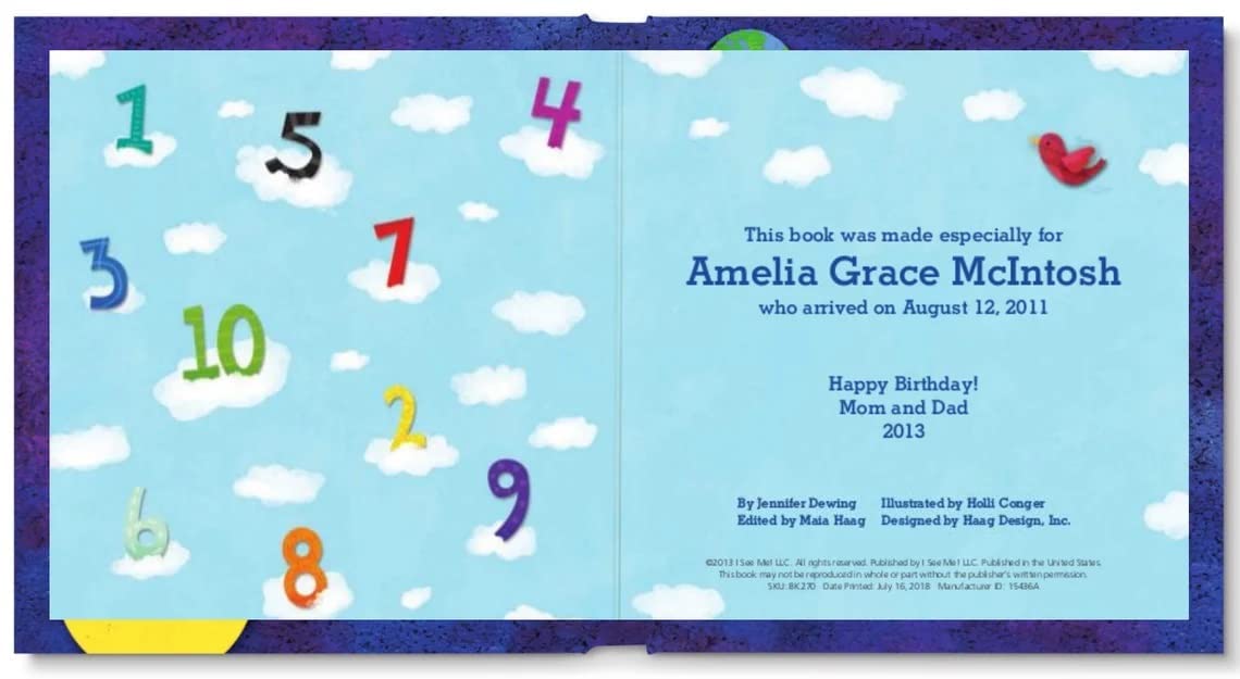 1-2-3 Blast Off with Me - Personalized Children's Story - I See Me!
