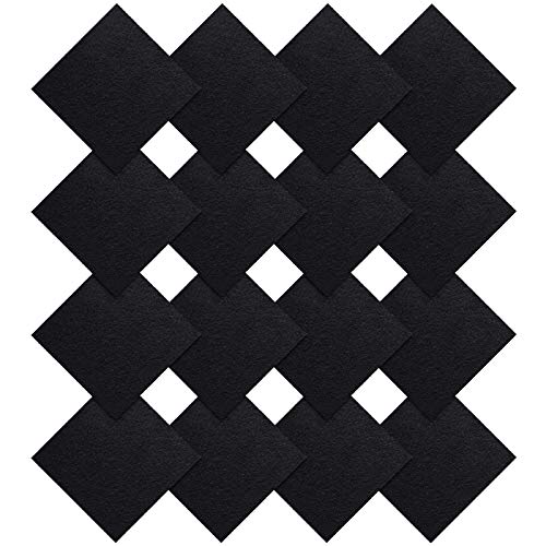 16 Pieces Compost Bin Filters Kitchen Compost Charcoal Filters Refills Replacement Filters for Kitchen Compost Bucket Pail Countertop Bins Filter, Square