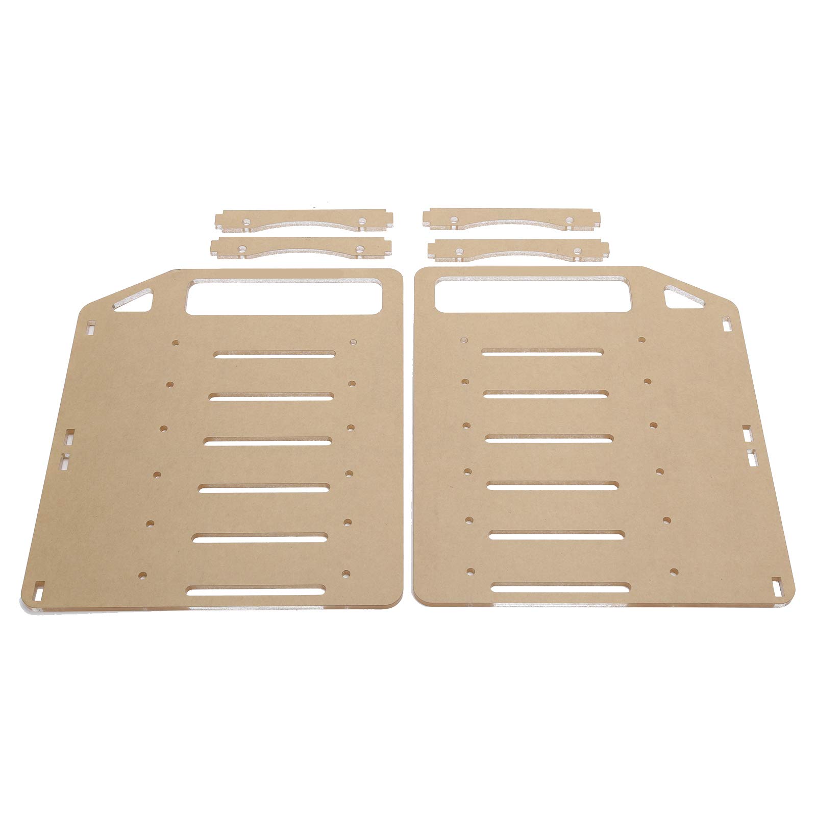 3.5in Hard Drive Bracket, Acrylic Hard Drive Bracket, DIY 3.5in Hard Disk Shelf HDD Transparent Cage, Support Fix Six 3.5 inch Hard Drives and Two 8cm Fans