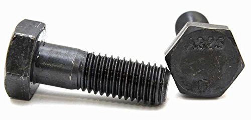 1"-8 x 2 1/4" - A325 ASTM Heavy Hex Steel Structural Bolts, Type 1, Fully Threaded, Plain (Quantity: 260)
