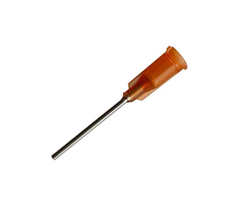 100 x 1" 15 Gauge Luer Lock Henna Dispensing Needle Blunt End Glue Dispensing Needle Tips