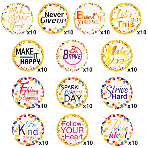 160 Pieces Confetti Positive Sayings Accents Confetti Accents Removable Confetti Stickers for School Classroom Bulletin Board Decoration Kids Room Decor (White)