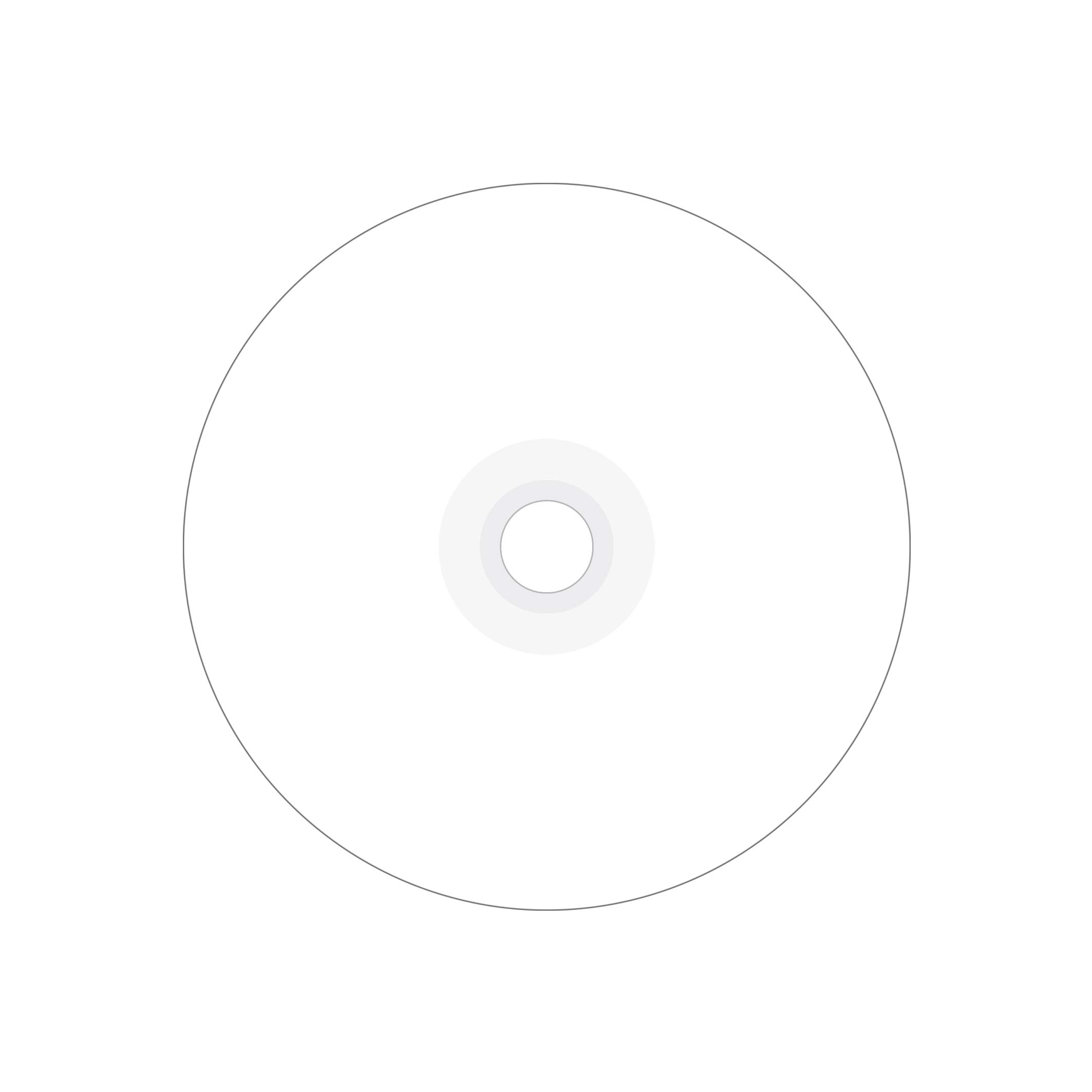 100-Pak WATERGUARD & Glossy White Inkjet Hub DIAMONDSILVER 52X 80-Min CD-R's by MediaRange
