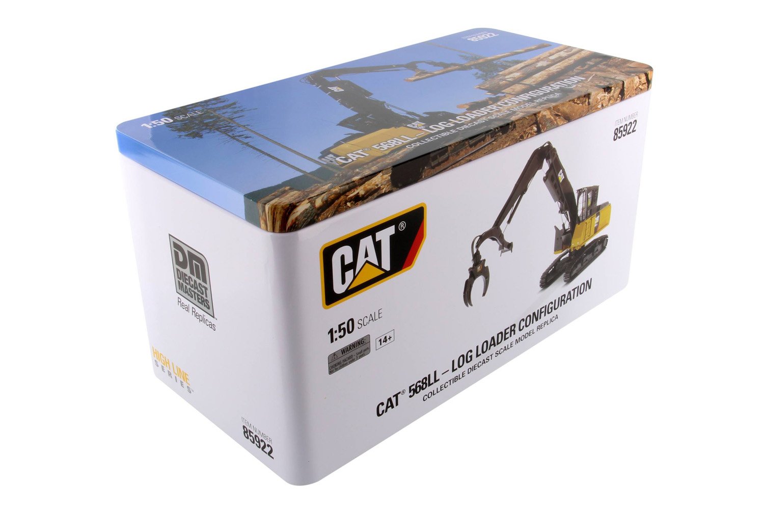 1:50 Caterpillar 568 LL Log Loader – High Line Series by Diecast Masters - 85922
