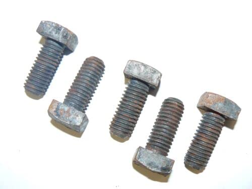 1/2"-13 x 1 1/4" Square Head Machine Bolt - Plain Steel Finish - Lot of 25 Pcs. HQ
