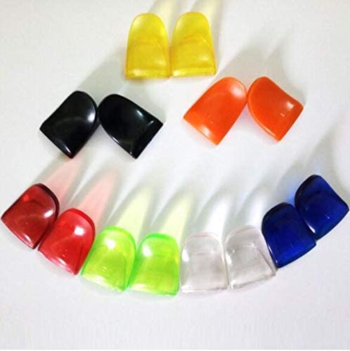 1 Pair L2 R2 Button Extenders Trigger Buttons for PS4 / PS4 Slim / PS4 Pro Game Controller (Clear Yellow)