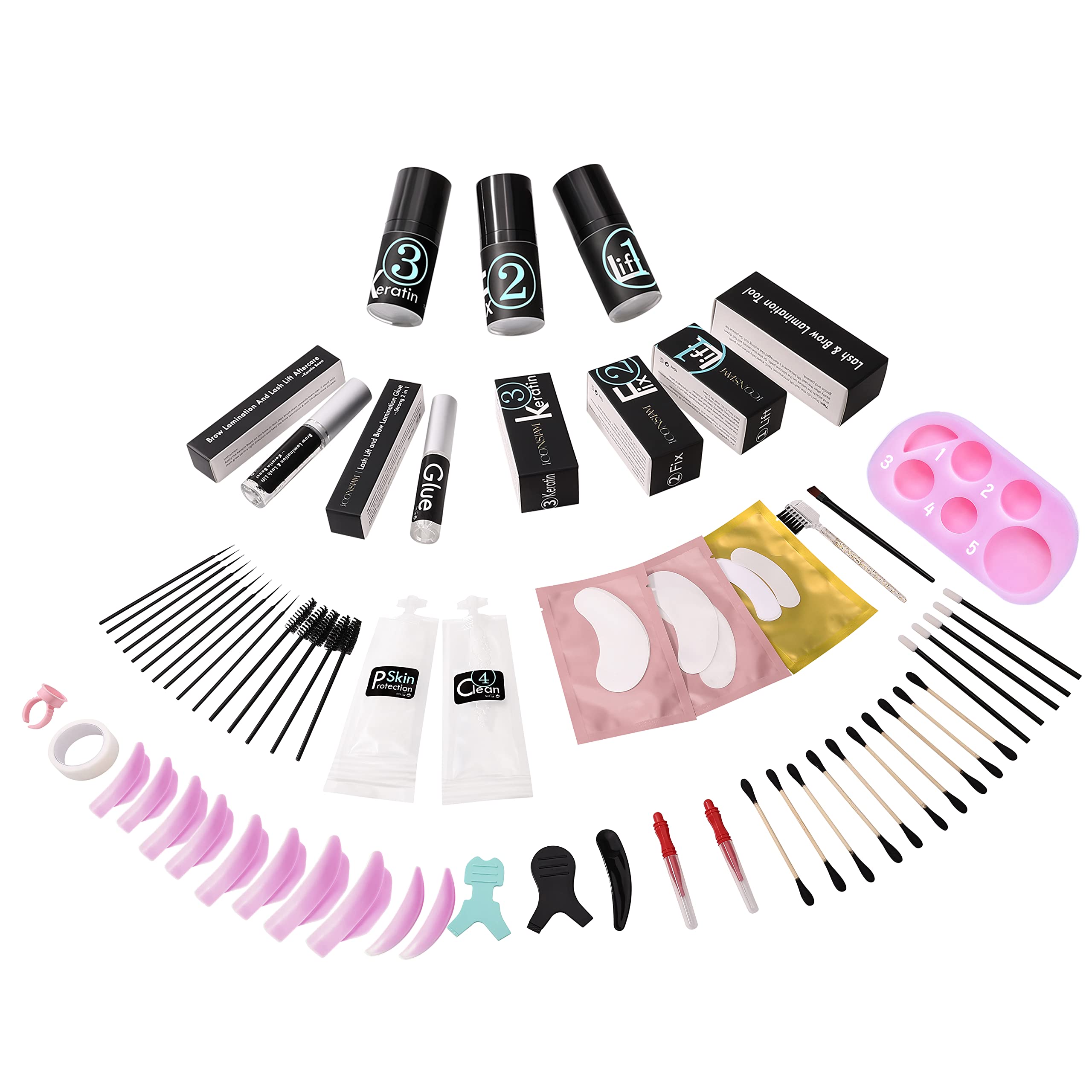 Lash Lift Kit, Strong Eyelash Lifting 3 Minutes Brow Lamination At Home, DIY Eyelash Perm Easily 10 ml Airless Pump More than 15 Applications Make Eyes Beautiful For 6 Weeks