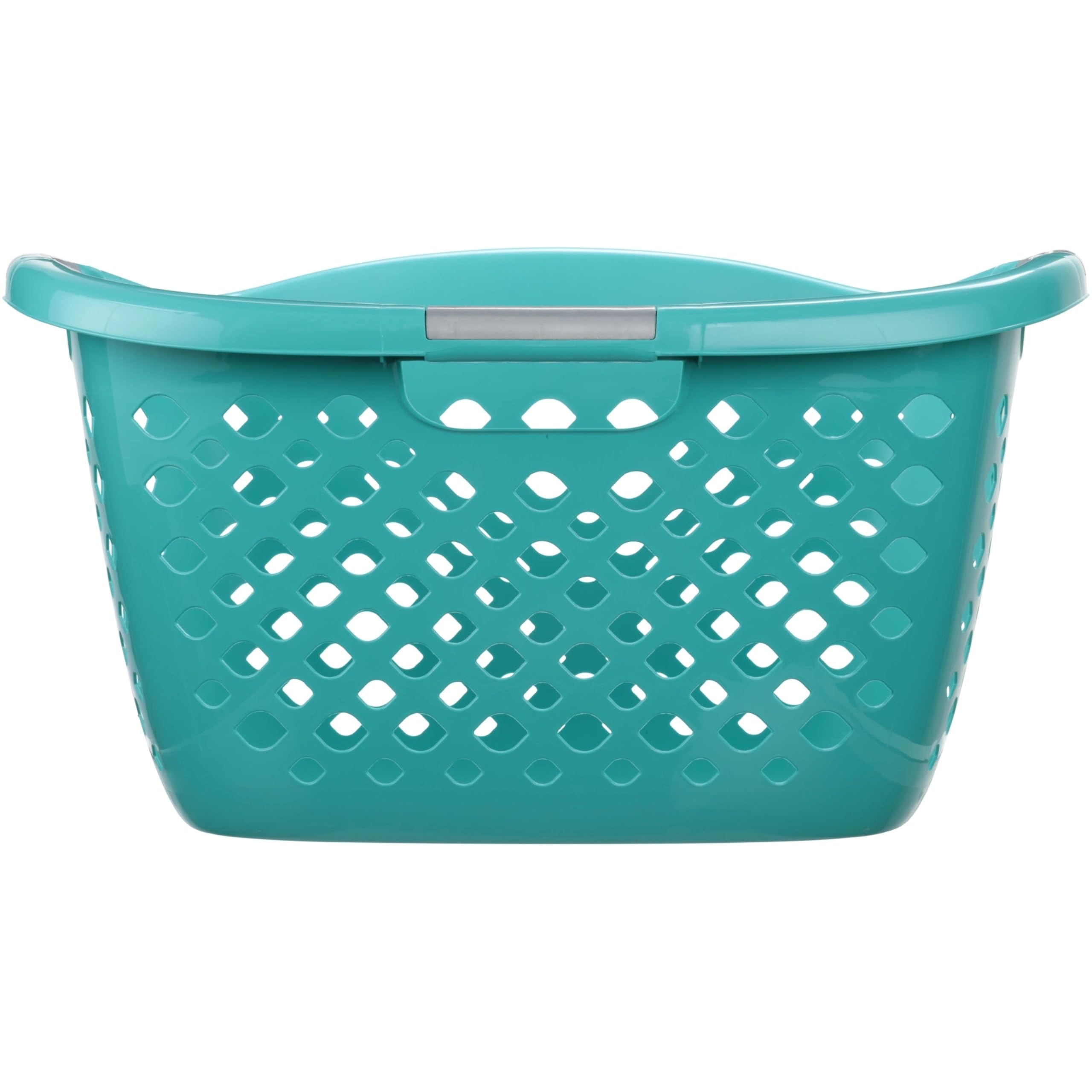 1.8 Bushel Hip Grip Plastic Laundry Basket, Teal, Adult/Tween