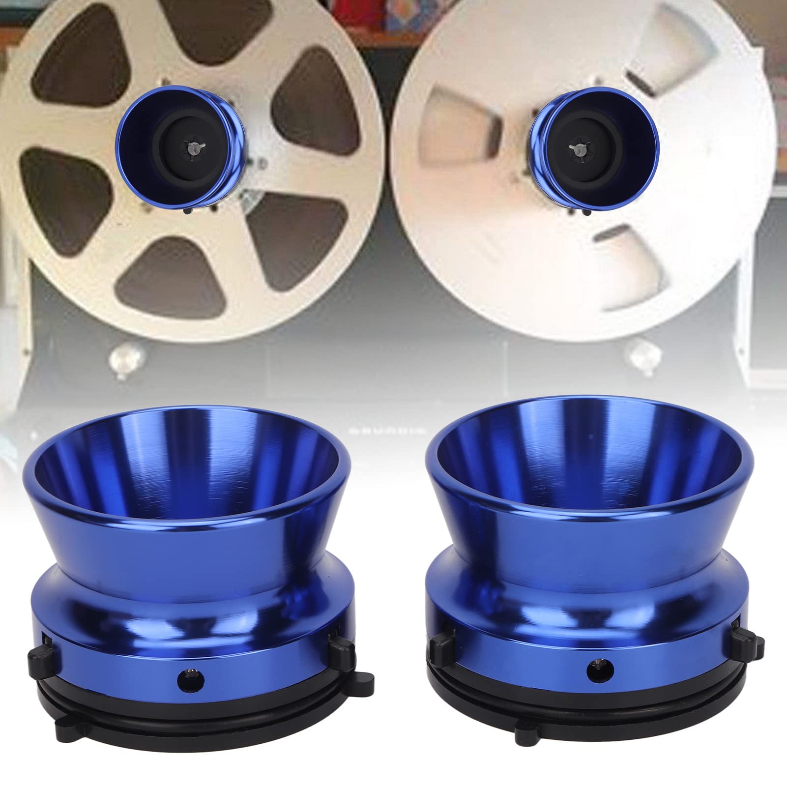 1 Pair Nab Hub Adapters, Opener Universal Charger, Lockable Polished Aluminum Opener, for Studer for Akai for Teac