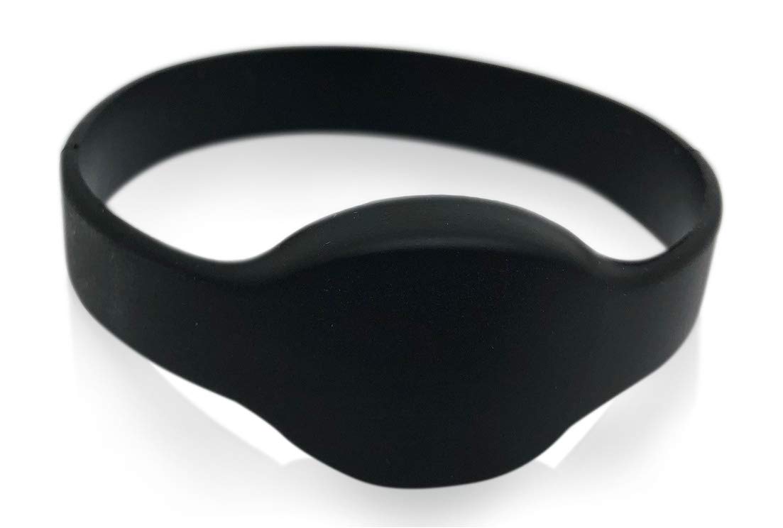 2 Black 26 Bit Proximity Wristbands AuthorizID Weigand Prox Wrist Band Compatable with ISOProx 1386 1326 H10301 Format Readers. Works with The vast Majority of Access Control Systems