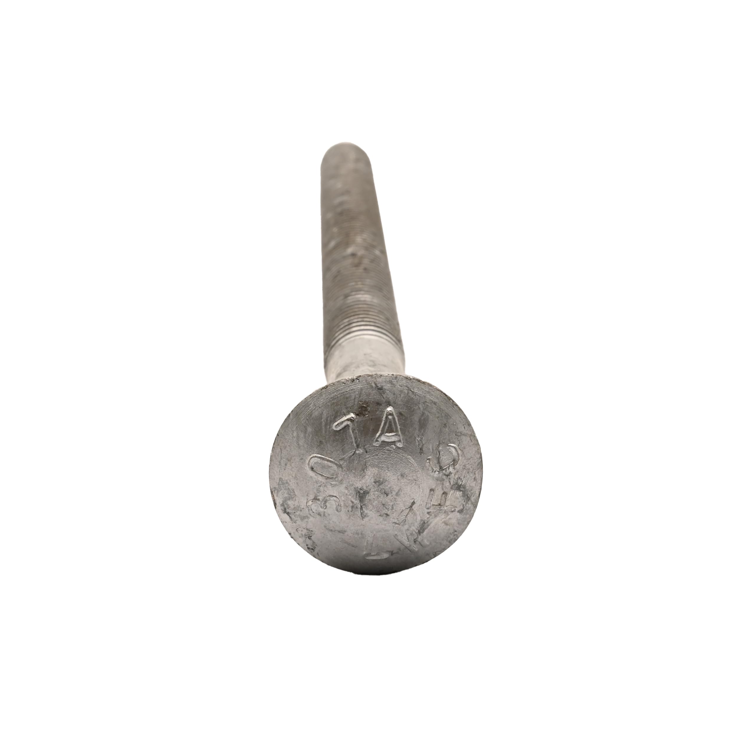 1/2"-13 x 7 Hot Dipped Galvanized Carriage Bolt, 6" Thread, Quantity 25 - by Fastener Depot, LLC