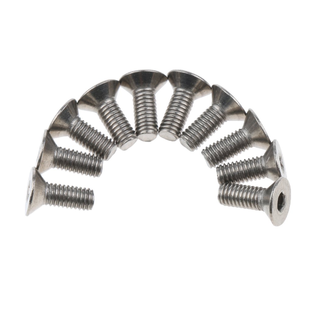 103 Titanium Alloy Screw Hex Cap Head Socket Key Bolts 6/8/10/12/15mm, M3 x 10mm