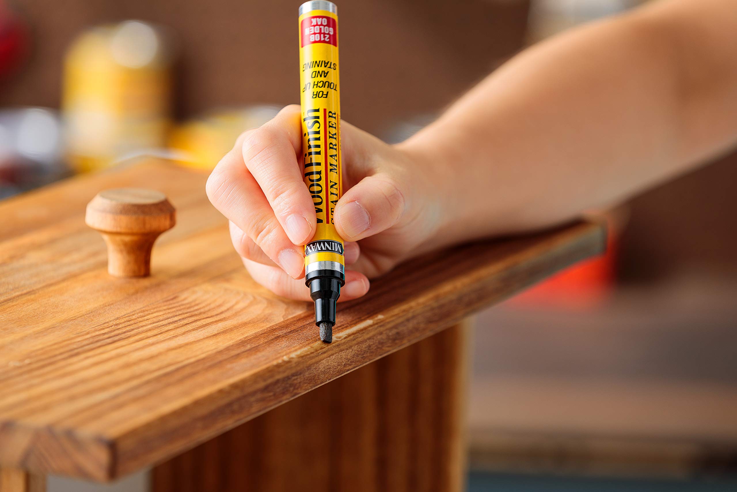 1/3 oz Minwax 63490 Ebony Wood Finish Stain Marker