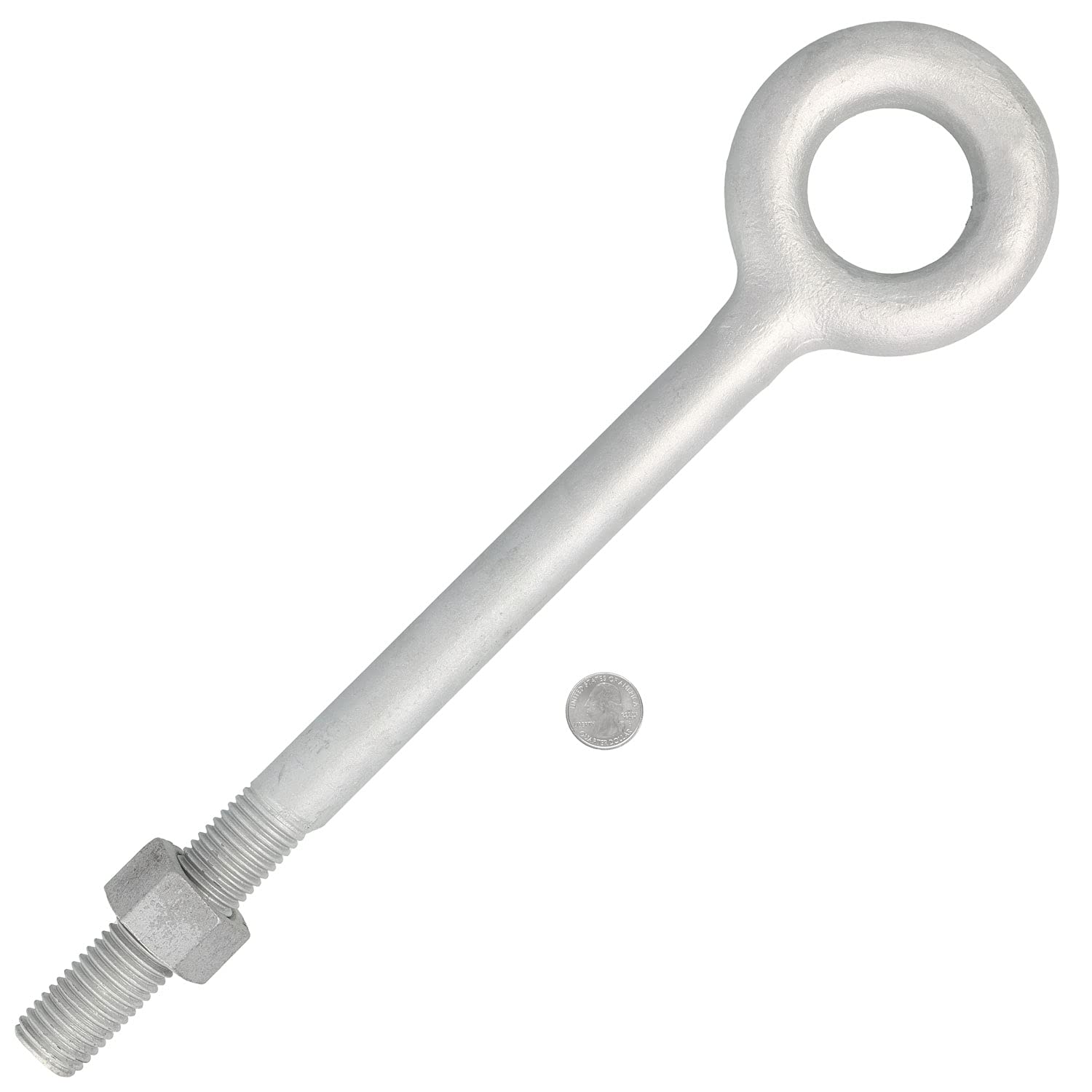 1" X 12" Galvanized Regular Eyebolt