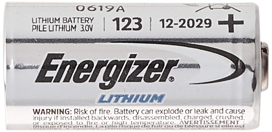 10 pcs Energizer Lithium CR123A 3V Photo Lithium Batteries