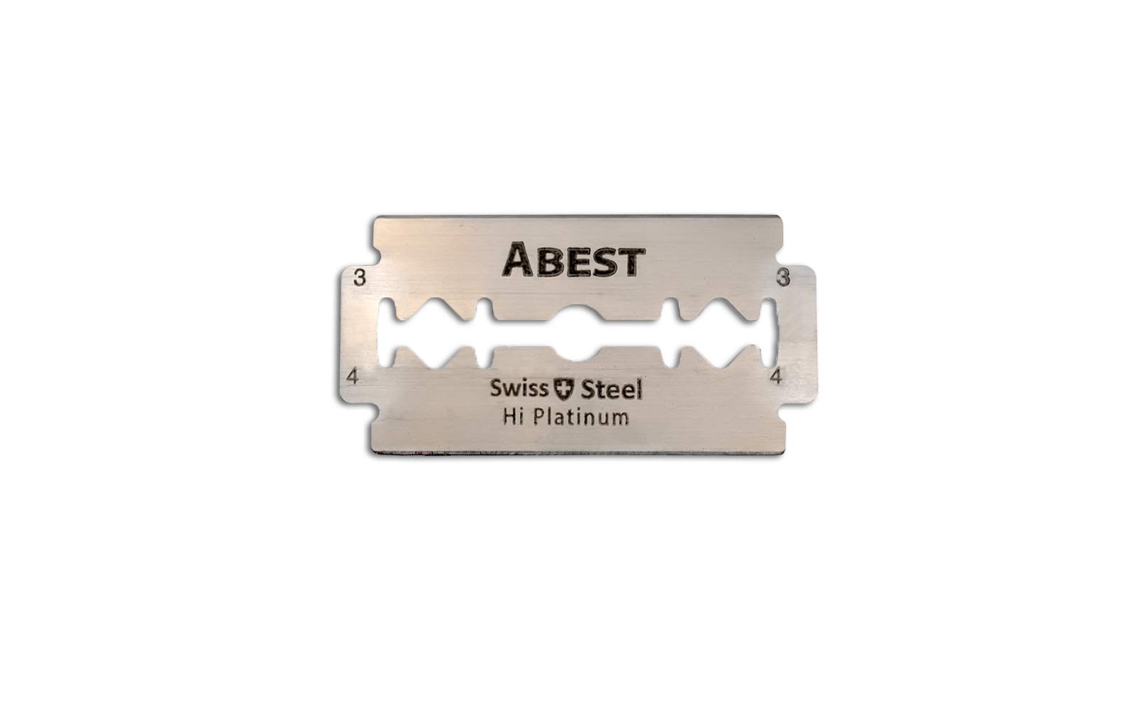 100 ABest Hi Platinum Double Edge Razor Blades For Safety Razor - Men´s Safety Razor Blades For Shaving For Men For A Smooth And Clean Shave (1 Year Supply)