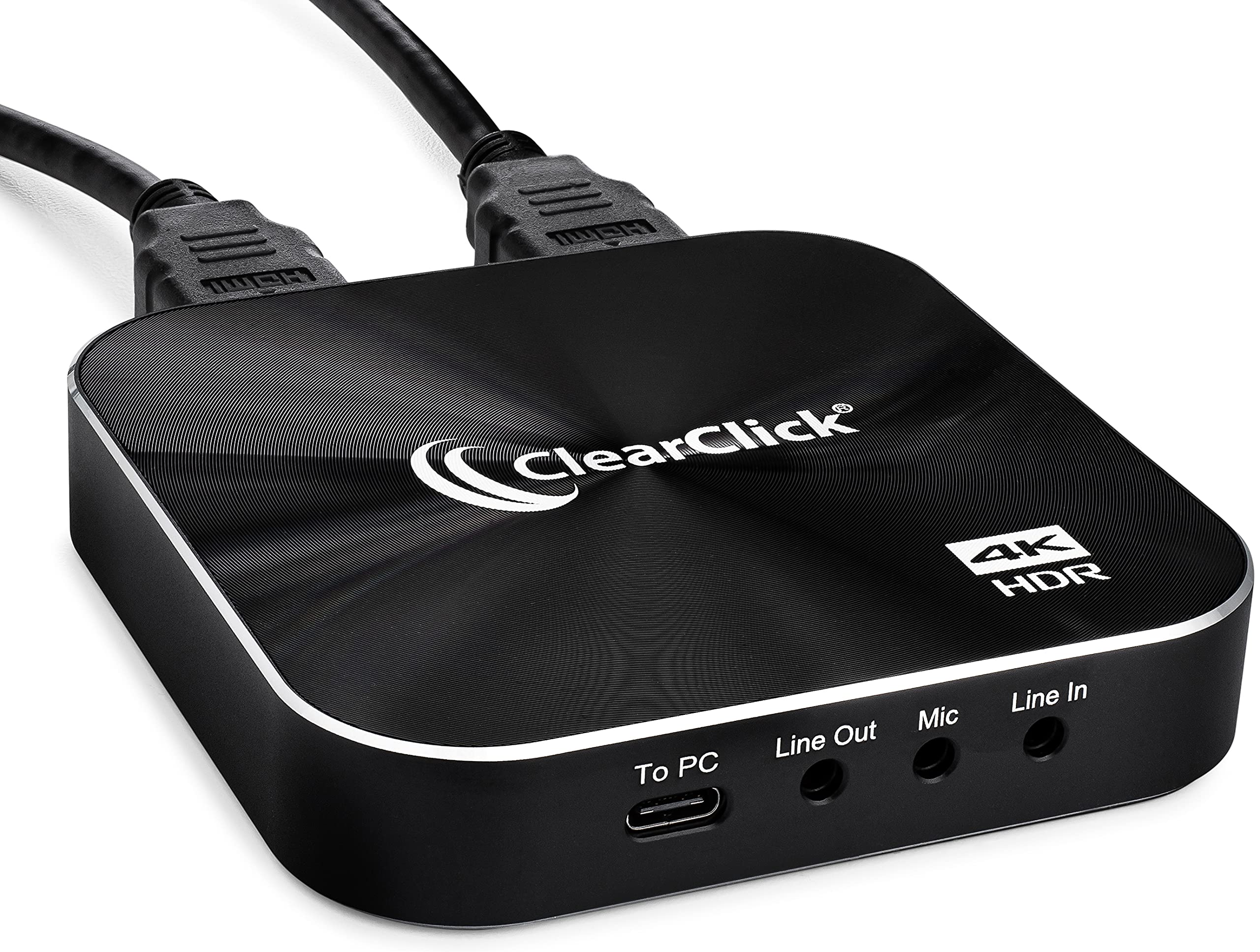 ClearClick 4K HD Video Capture Box Ultimate (USB Edition) - Record & Live Stream 4K30 or 1080P from 4K60 HDR HDMI Gaming Systems, Camcorders, DSLRs