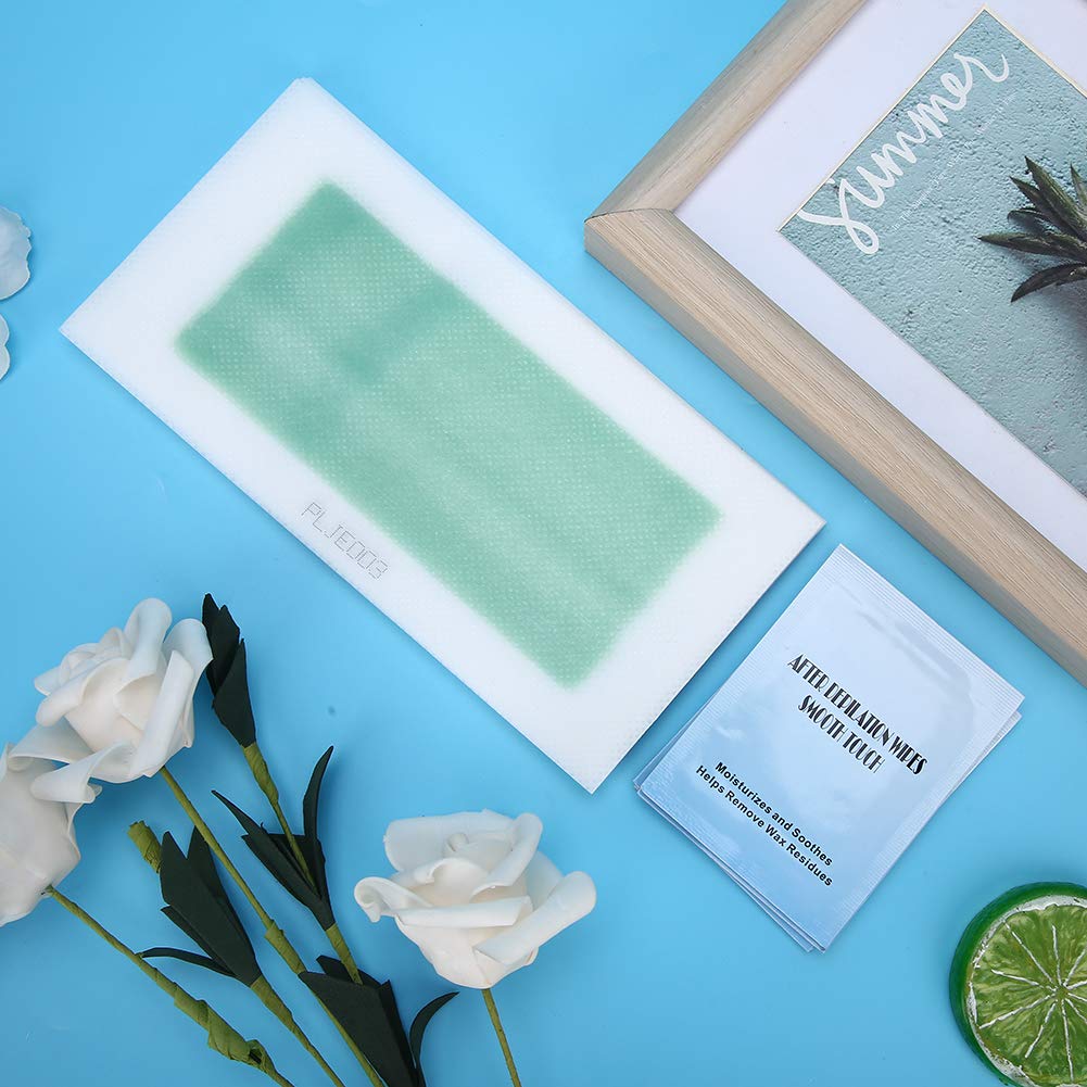 40 Sheet/Pack Disposable Professional Hair Removal Tool Depilatory Paper Epilator Women Wax Strip Paper, Depilatory Strips Paper for Women Men