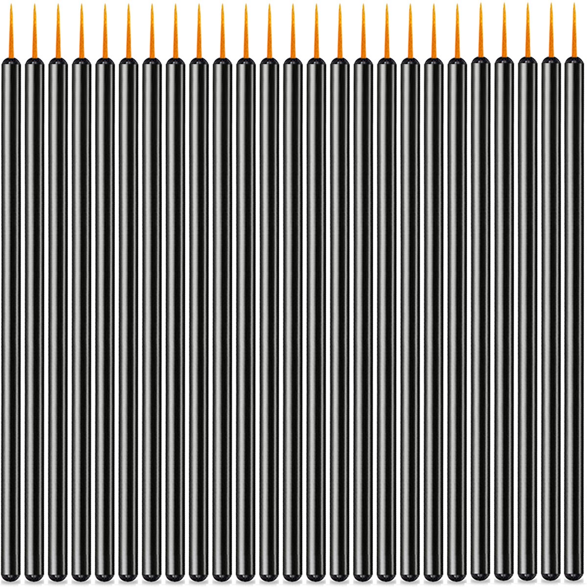 100 Pack Disposable Eyeliner Brush, JASSINS Eye liner Applicator Cosmetic Eye Wands Makeup Tool