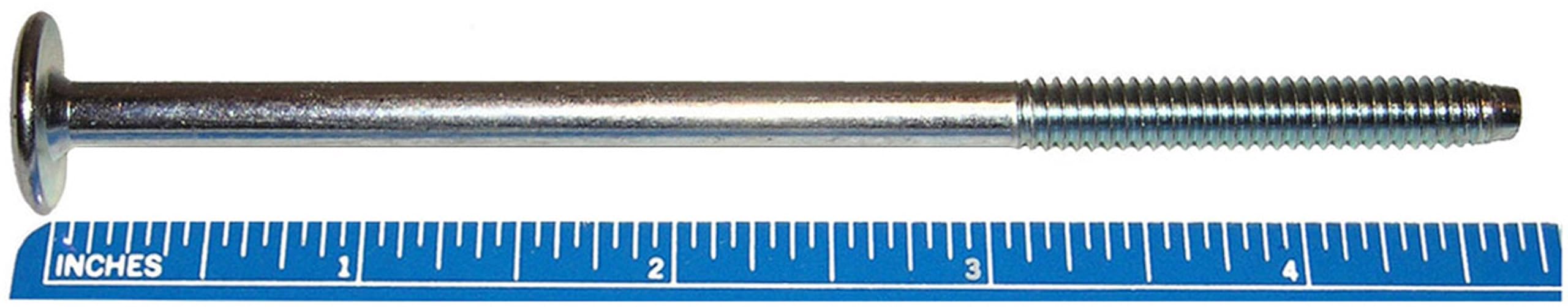 1/4" - 20 TPI x 120mm (4.72" ≈ 4-23/32") Hex Drive Button Head Furniture Bolts Dull Finish (4 Pack)
