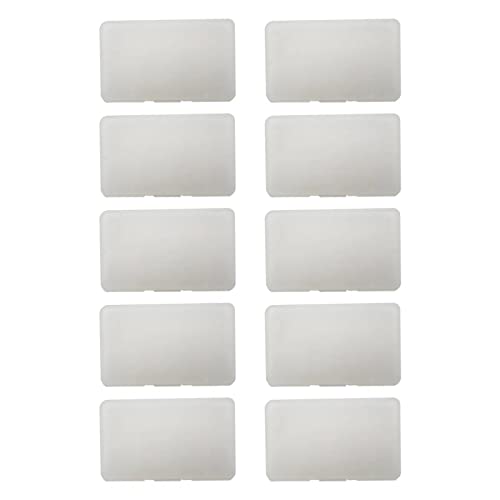 10 Clear Plastic Cartridge Cases for Nintendo Game Boy Advance GBA games dust covers