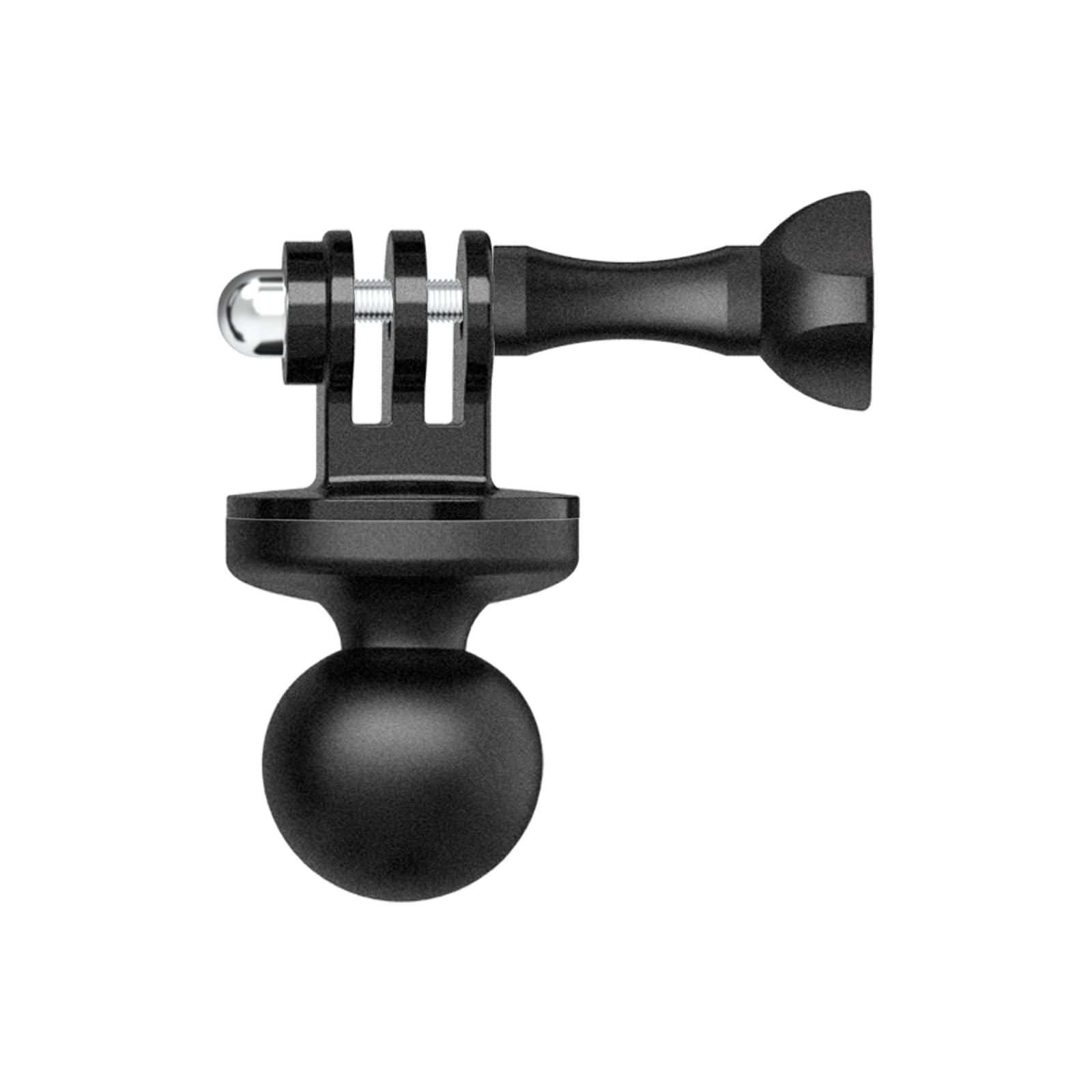 1" Ball Mount Adapter for Insta360 One X2, X, One R, RS, GO 2, GoPro Hero, Compatible with RAM Ball Head Mounts B Size Double Socket Arm