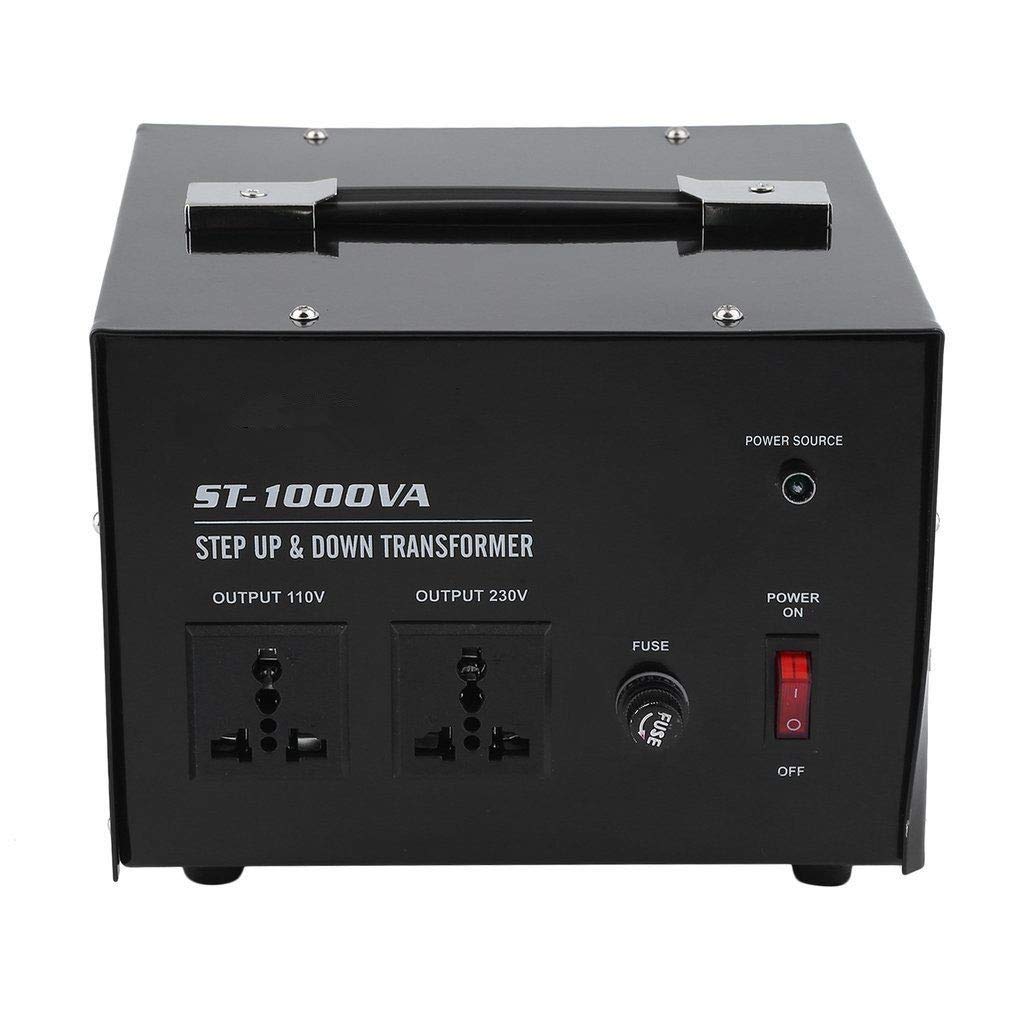 1000W Step Up/Down Voltage Transformer Converter - Step Up & Step Down 110V/220 Volt - Circuit Breaker Protection - CE Certified