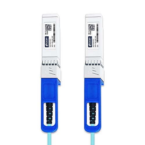 10G SFP+ AOC Cable - 10GBASE Active Optical SFP Cable for Cisco SFP-10G-AOC-7M, Ubiquiti, D-Link, Supermicro, Netgear, Mikrotik, ZTE Devices 7-Meter