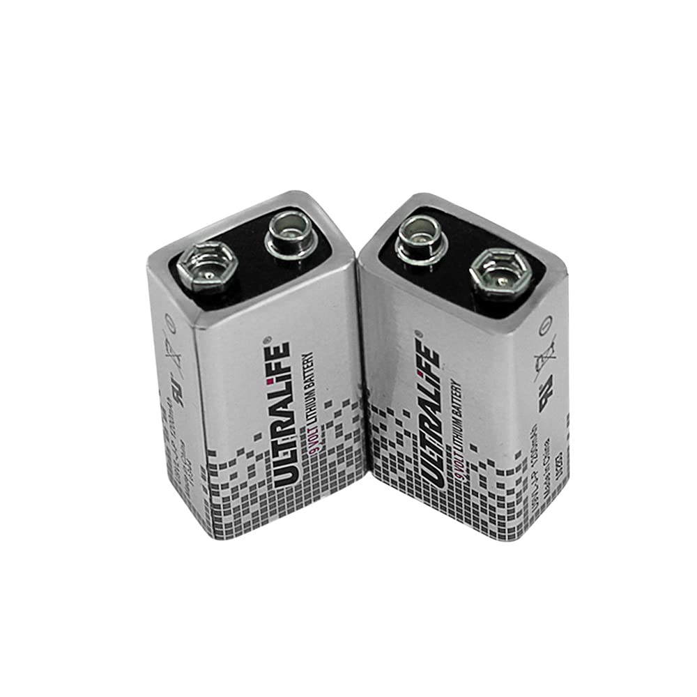 10x U9VL-J-P for Drager v ntilator Etim FES e lectric Stimulator Fluke Electric Meter Batteries 9V-9.5V Lithium Battery Ultralife