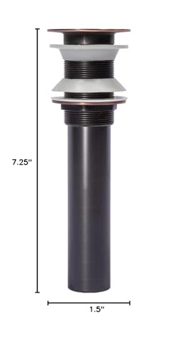 1.5" Grid Drain - Oil Rubbed Bronze Finish