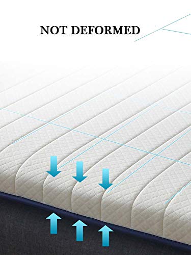 100% Natural Latex Mattress,Breathable Super Soft Foldable Tatami Mattress for Single Double Guest Bedroom Kids Room White Twin:90x200cm