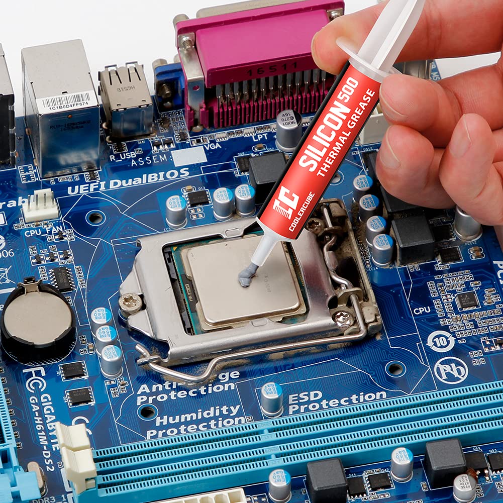 CoolerCube Thermal Paste, 3g CPU Thermal Compound Paste, Heatsink Paste for All Coolers, CPU, GPU, IC Processor, Carbon Based High Performance, Thermal Interface Material